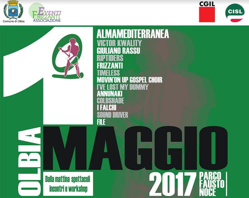 Olbia, torna il Primo Maggio: ecco il programma