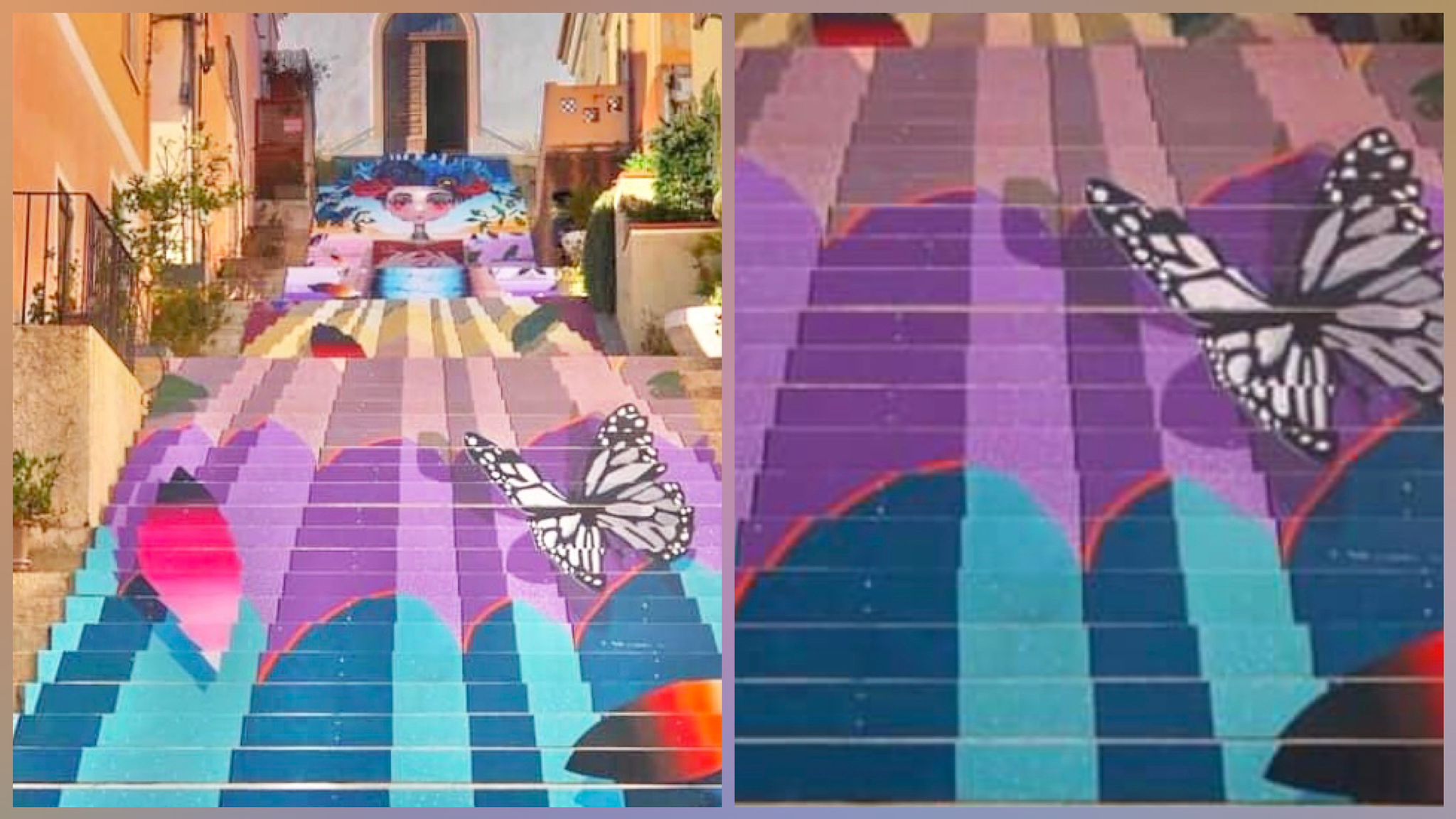 Arzachena, inaugurata l'opera "condivisione": la scalinata di Santa ...