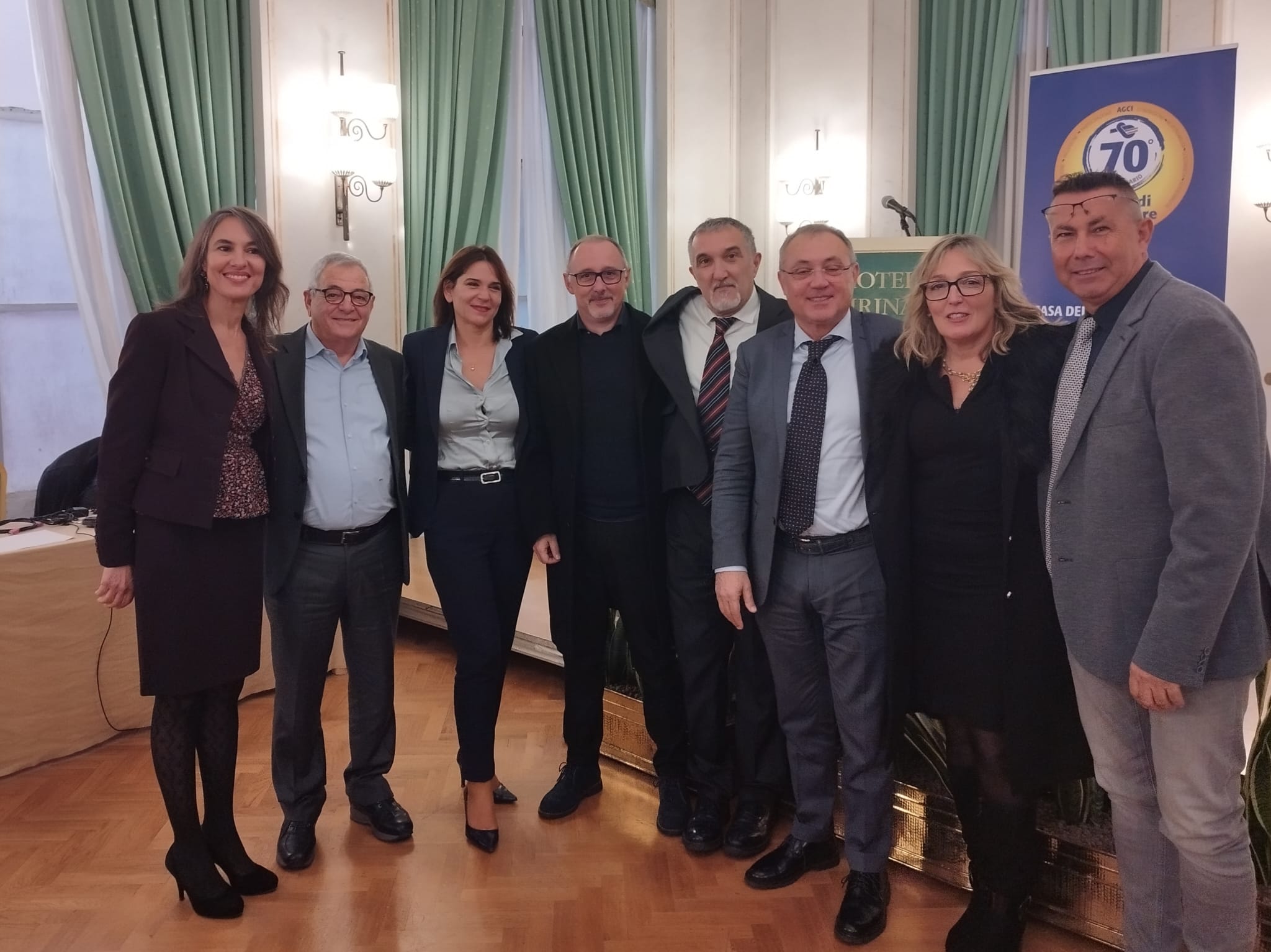 Olbia: 70 anni di AGCI: delegazione sarda alla celebrazione a Roma